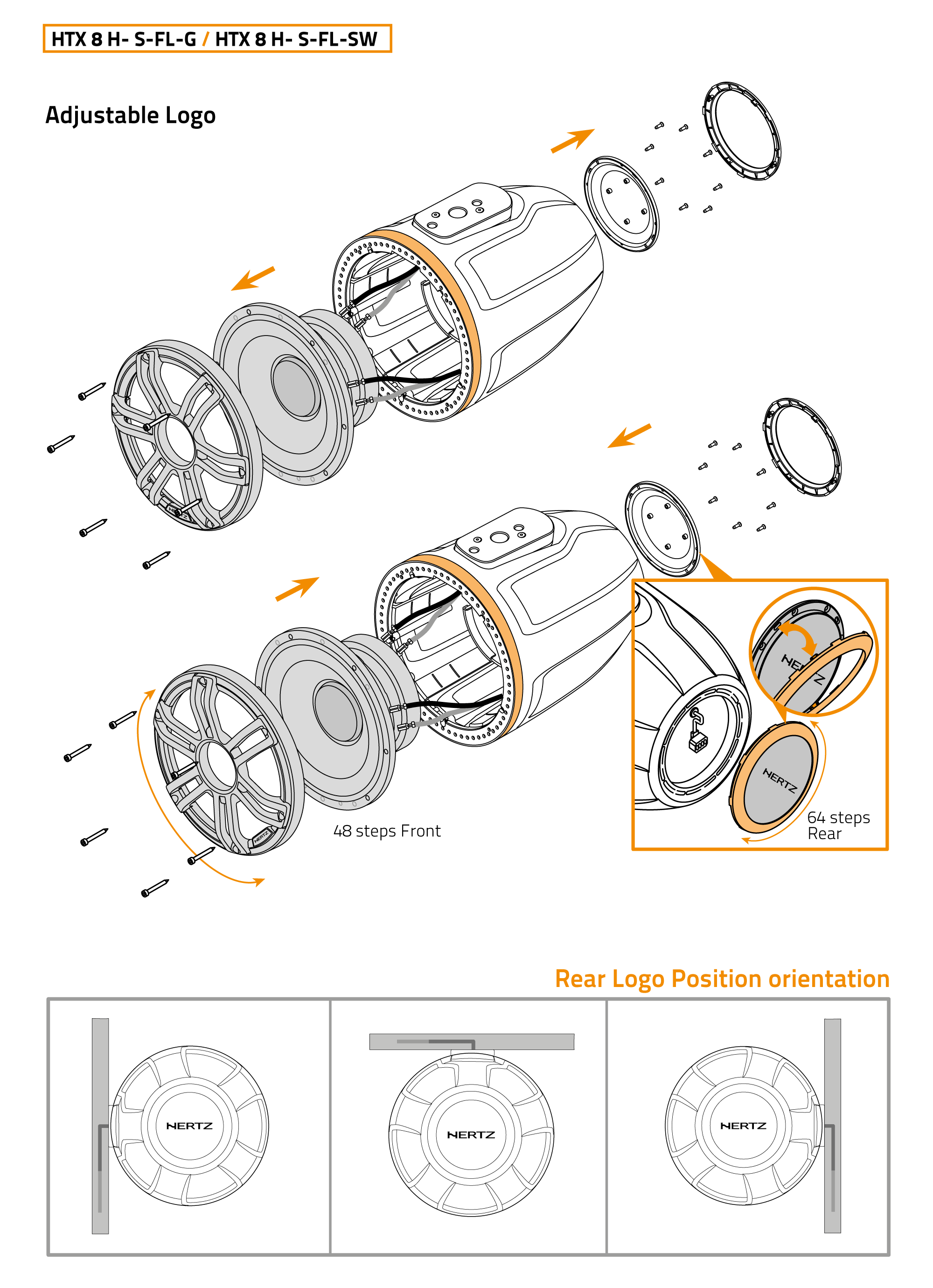 5. ADJUSTABLE LOGO – Hertz